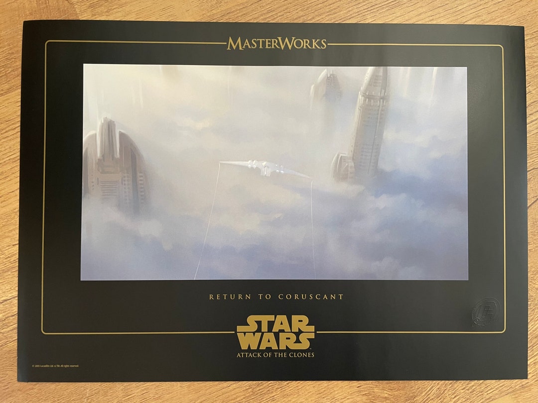 Star Wars Ryan Church Prequel Concept Art Print Masterworks Attack of ...