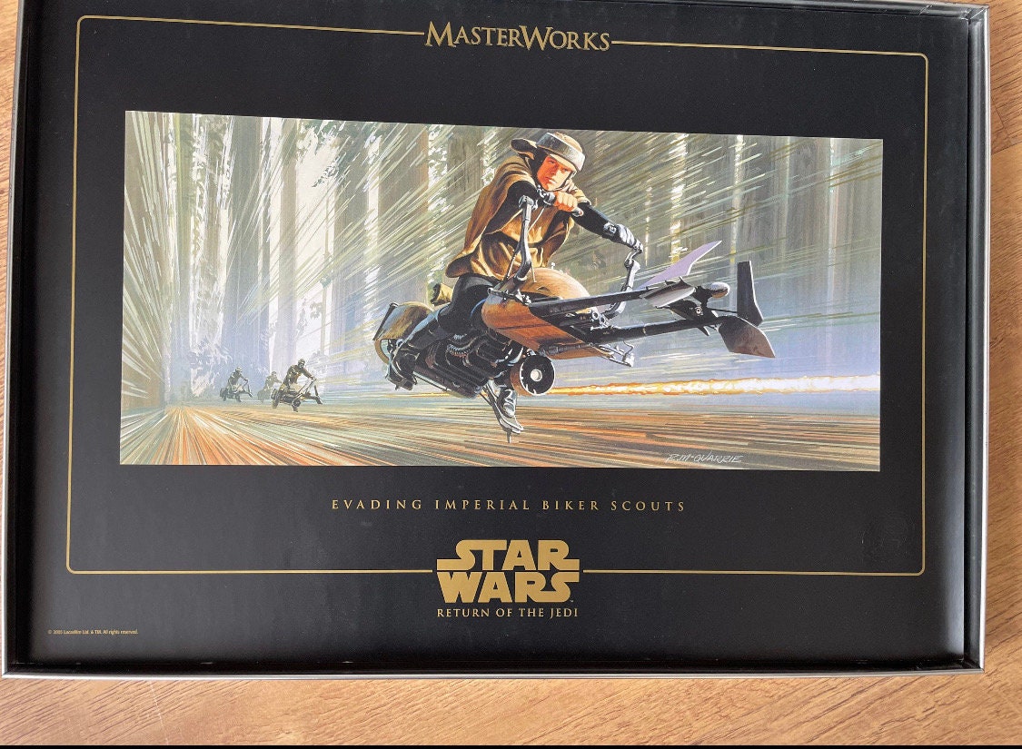 Vintage Star Wars Ralph Mcquarrie Portfolio Return of the Jedi Concept ...