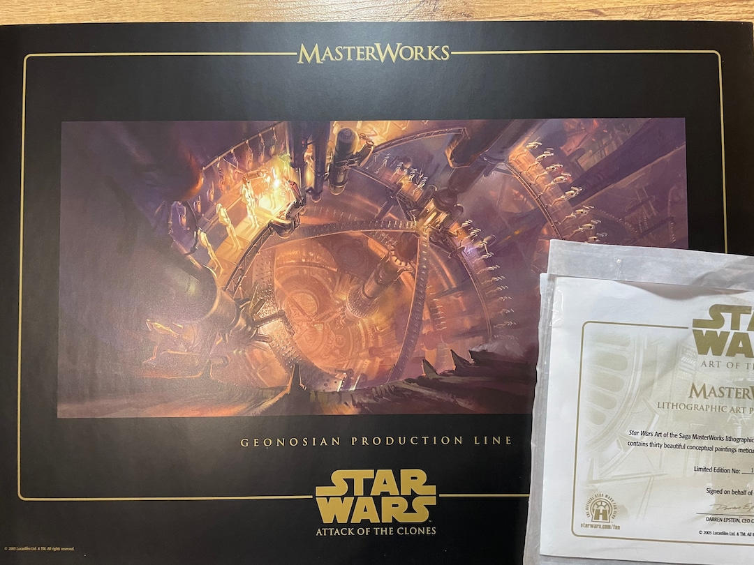 Star Wars Ryan Church Prequel Concept Art Print Attack of the Clones ...