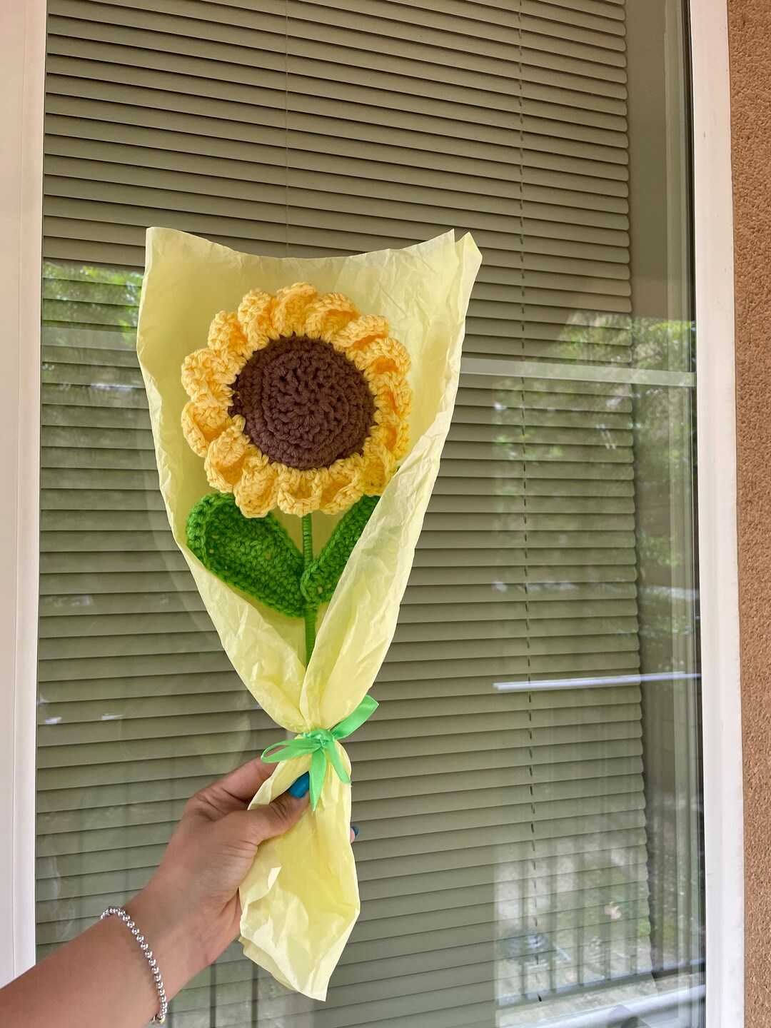 Crochet Sunflower - Etsy