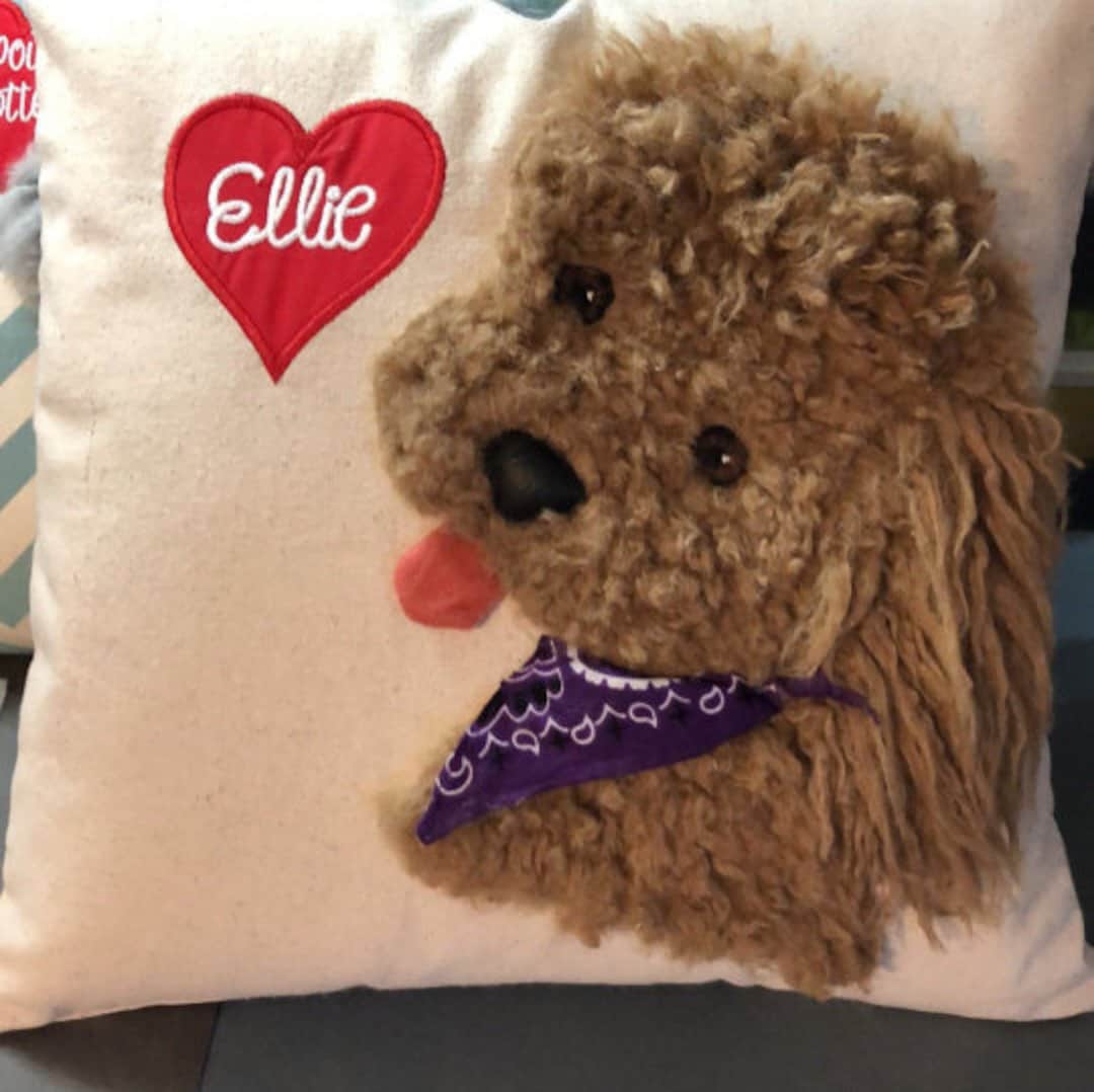 Doodle Dog Pillow, Goldendoodle, Labradoodle, Sheepadoodle ...