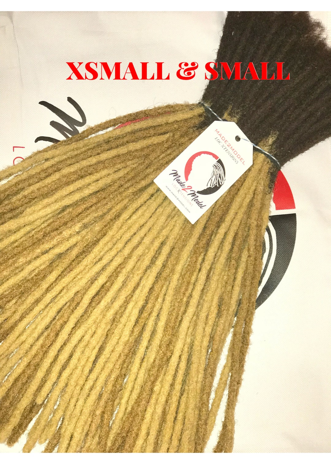 XSMALL & SMALL Custom Color Loc Extensions (10 Locs per Bundle) - Etsy