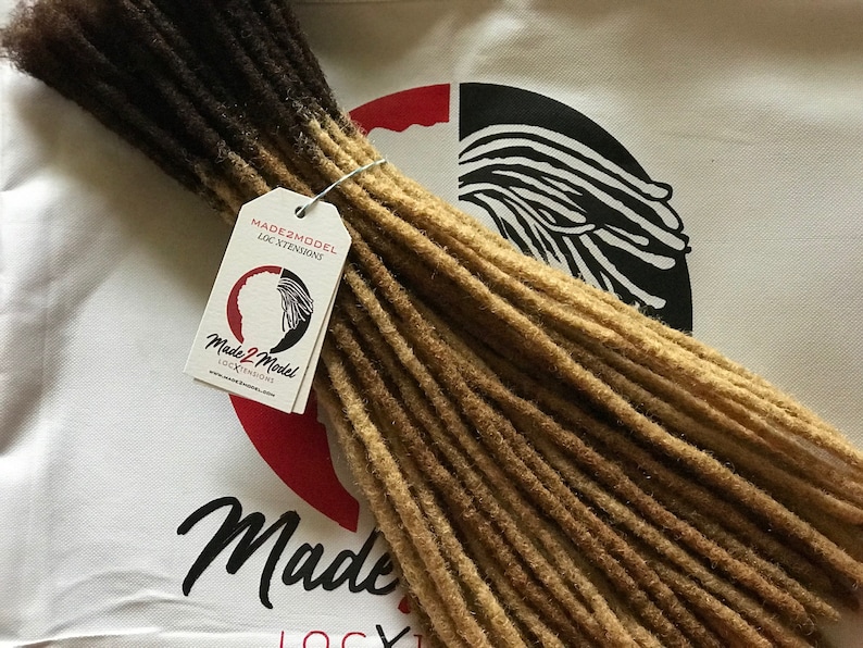 LARGE SIZE Custom Color Loc Extensions 10 Locs per Bundle | Etsy