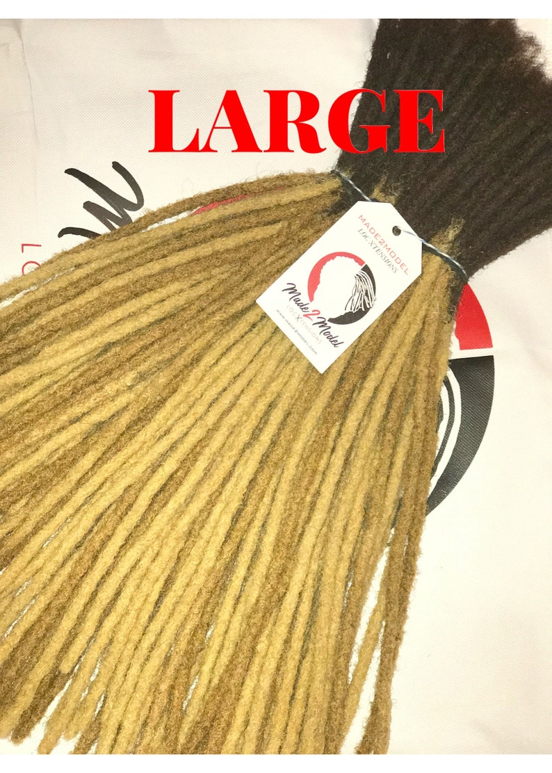 LARGE SIZE Custom Color Loc Extensions (10 Locs per Bundle) - Etsy