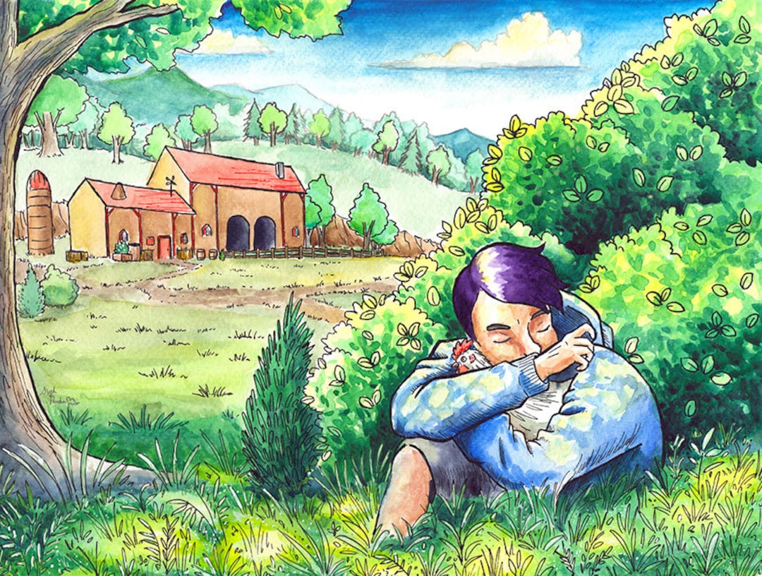 Stardew Valley Shane and Charlie Artist Print - Etsy