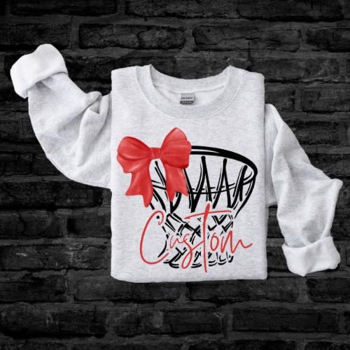 CUSTOM Basketball Bow PNG, Spirit Wear, Game Day, Mascot, Digital ...