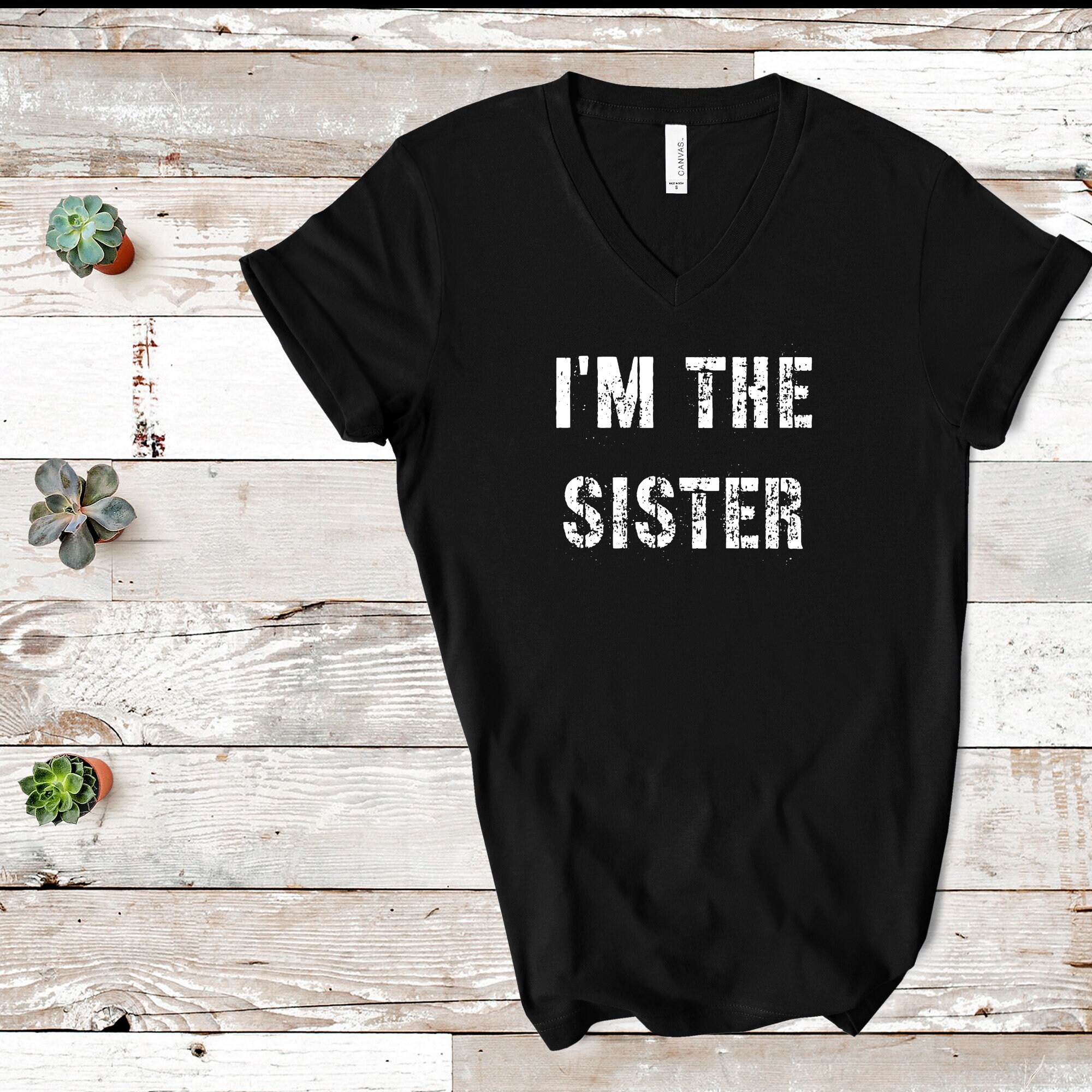 Camisa hermana / Camisetas hermanas a juego / Hermana loca - Etsy España