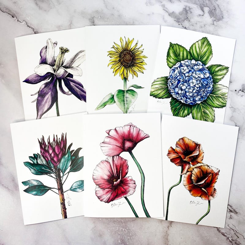 Watercolor Poppy Original - Etsy