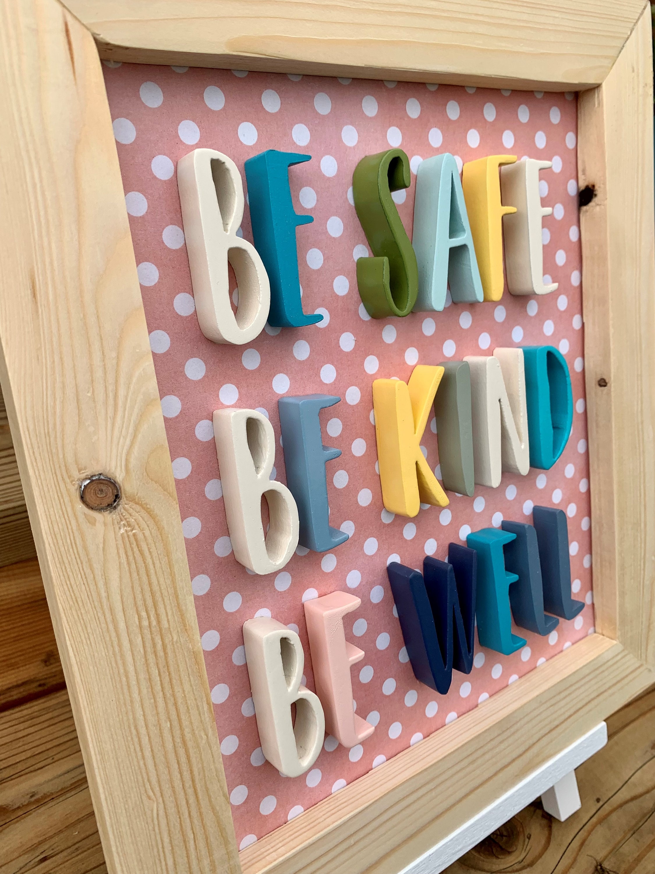 Be Safe, Be Kind, Be Well Sign - Etsy