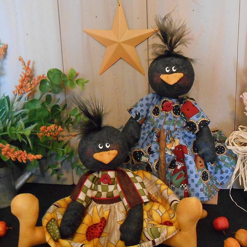 Crow Doll - Etsy