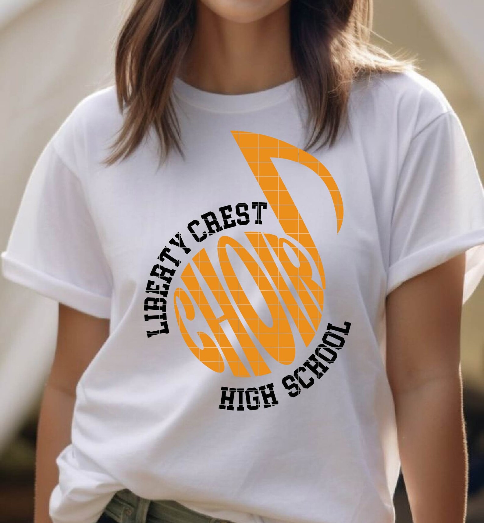 Choir Music Note SVG DIY Personalized School Shirt Design Musical ...
