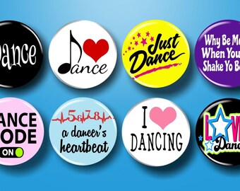 Tap Dance Pins 10 Pack Tap Dancer Pinback Buttons 1 - Etsy