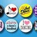 Theatre Stickers, Die Cut Set of 8, Theatre Gifts, Broadway Gifts ...