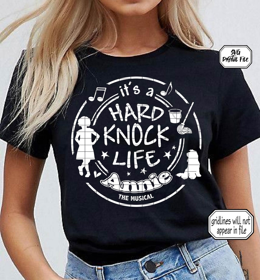 Annie SVG Hard Knock Life Broadway Musical Theatre Shirt Design Costume ...