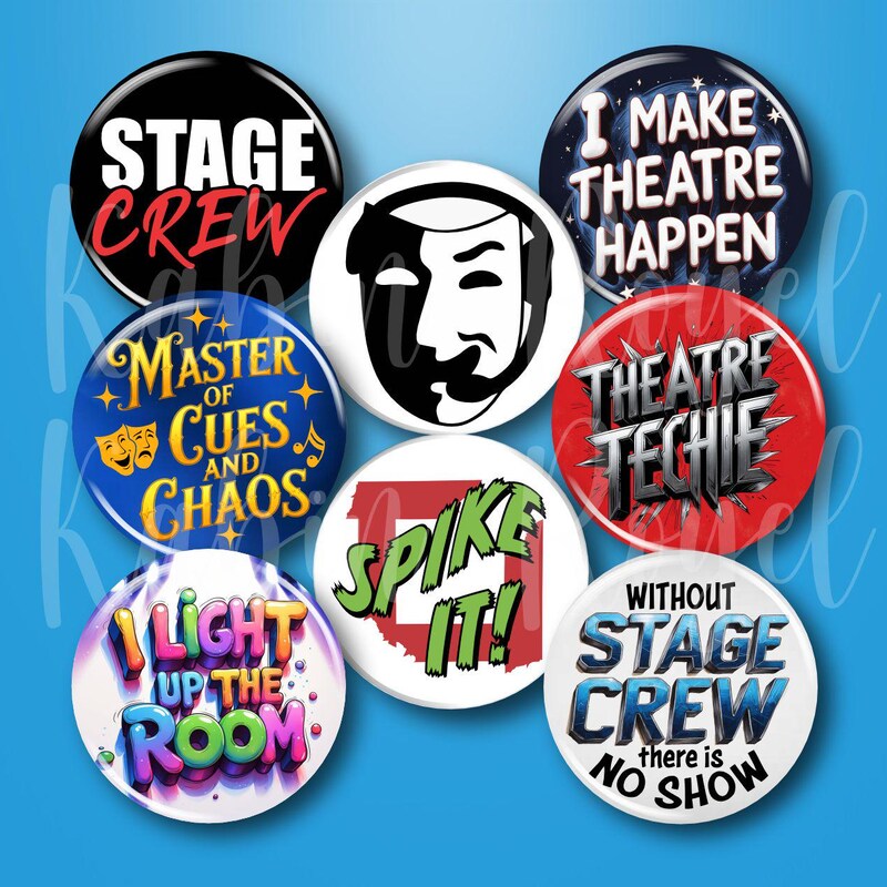 Stage Crew Pins - Etsy
