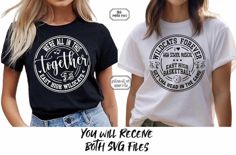 High School Musical Fan Art SVG Cut File Broadway Theatre Shirt Design ...