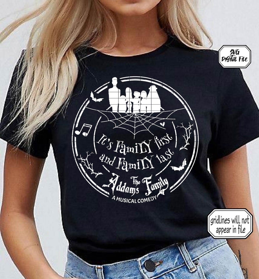 Addams Family Musical SVG Fan Art Broadway Theatre Cut File Shirt ...
