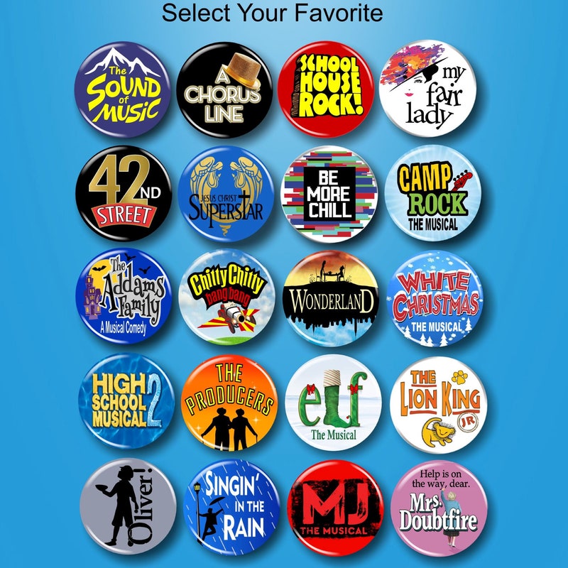 Broadway Pins - Etsy