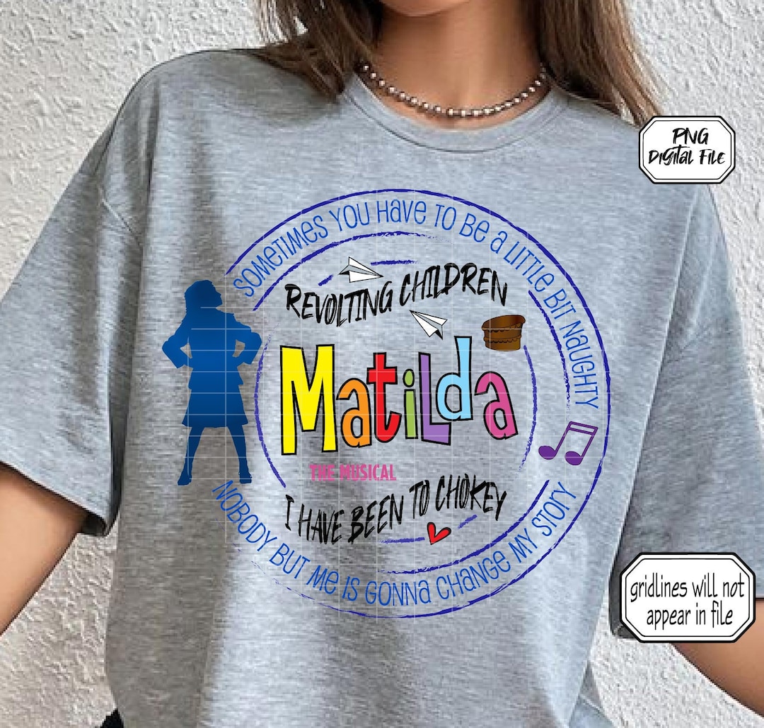 Matilda PNG / Broadway Musical Sublimation / Broadway Musicals ...