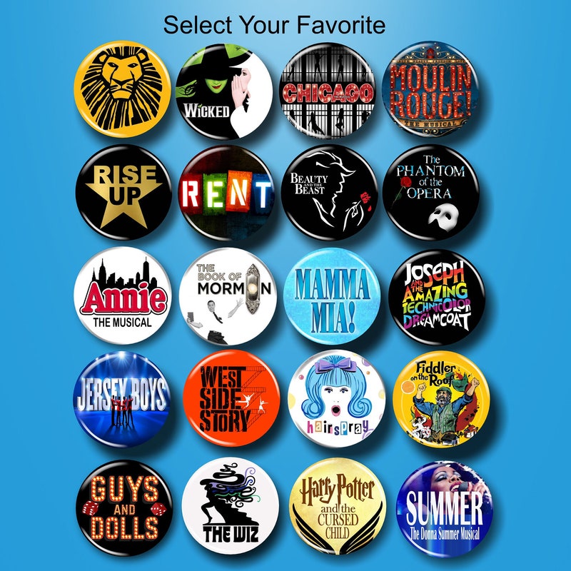 Broadway Pins - Etsy