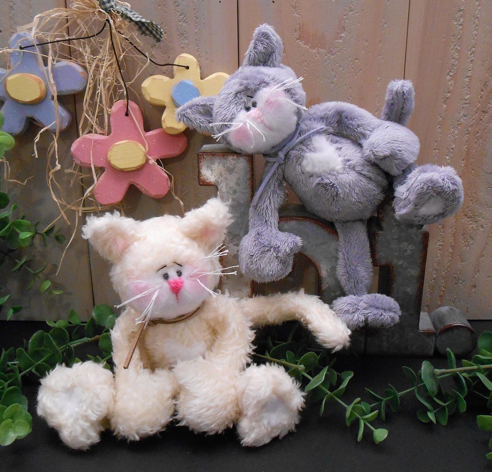 Cat Sewing Pattern Doll Raggedy Farmhouse Primitive Folk Art Cloth ...