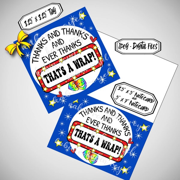 Theater Thank You - Etsy