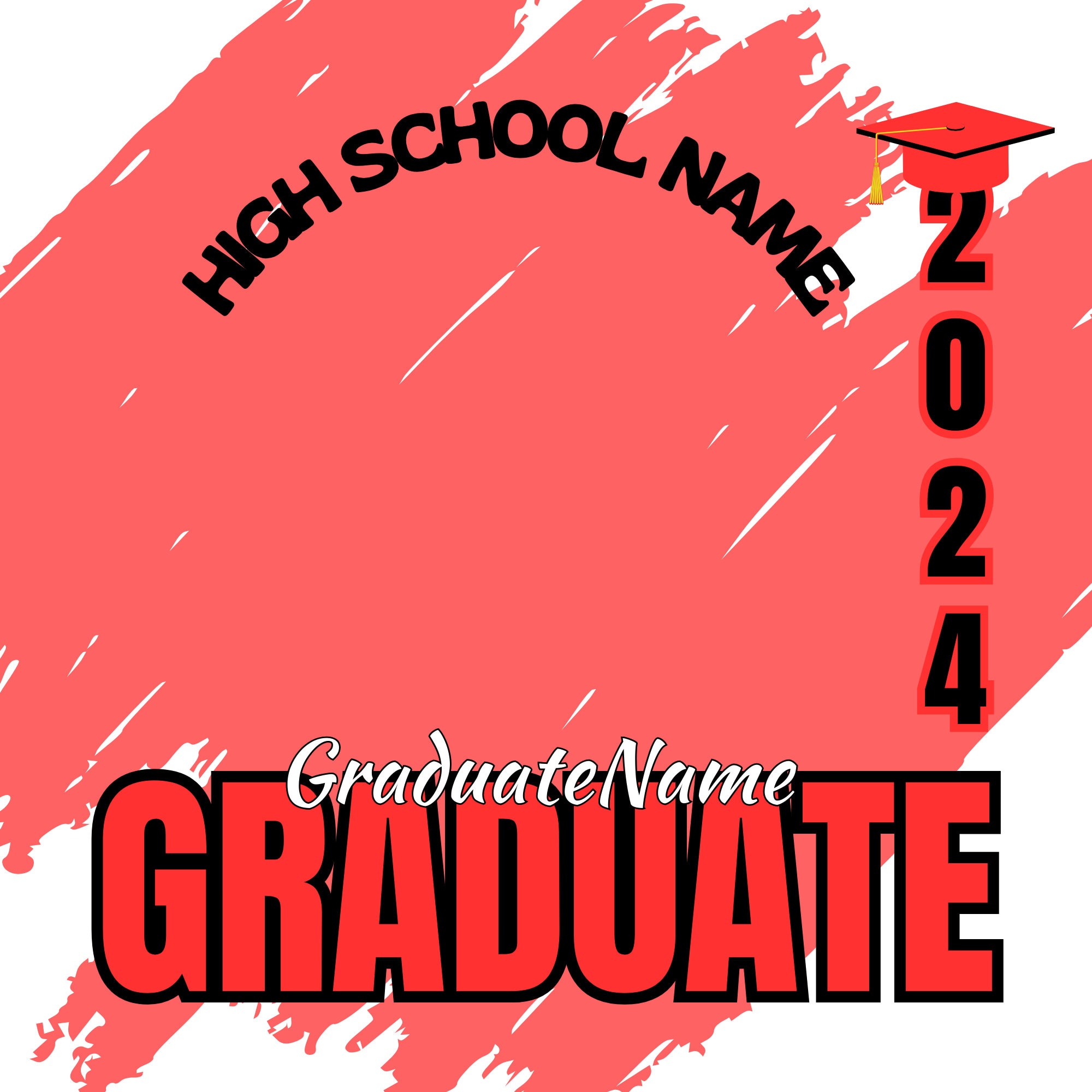 The 2024 Graduate Canva Template Bundle - Etsy