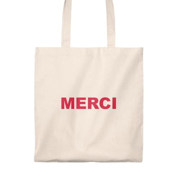 Merci Tote Bag - Etsy