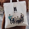 Jungkook BTS Tote Bags, Korean Kpop BTS Inspired Kpop Merch Bts Army ...