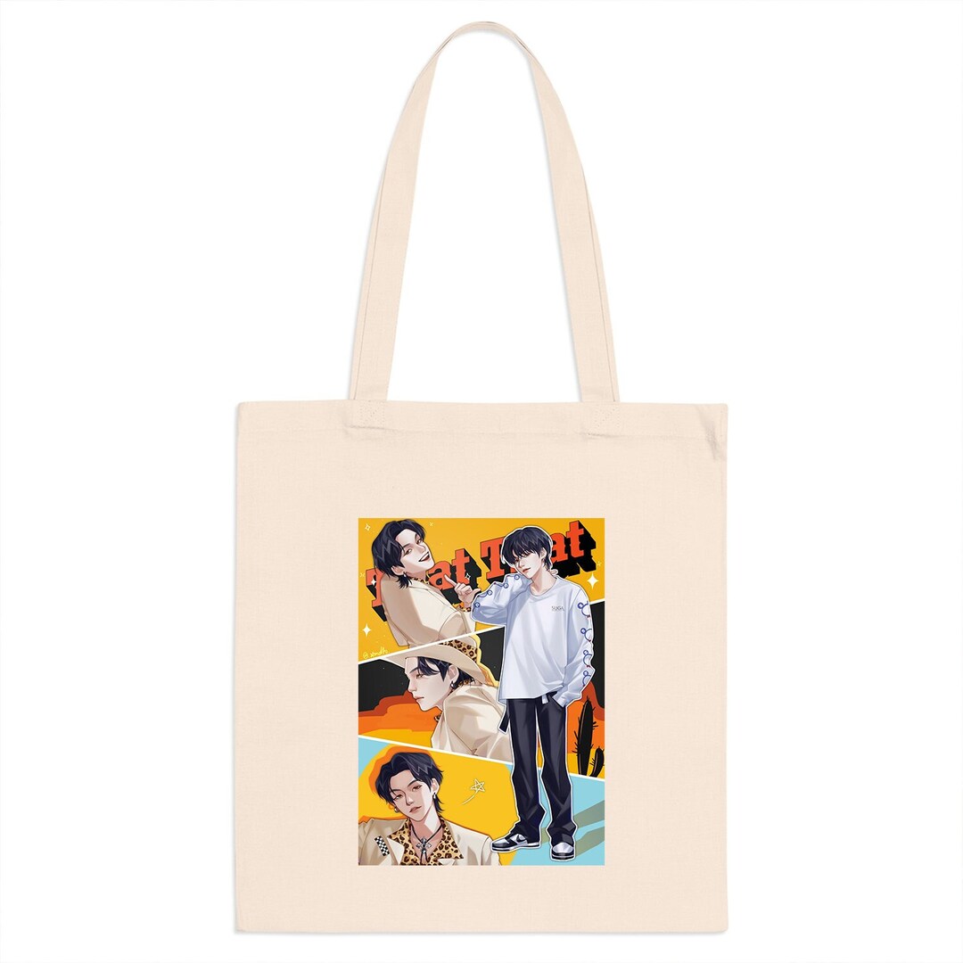 BTS Tote Bag, BTS Army Tote Bag, K-pop, Jin, Suga, J-hope, RM, Jimin, V ...