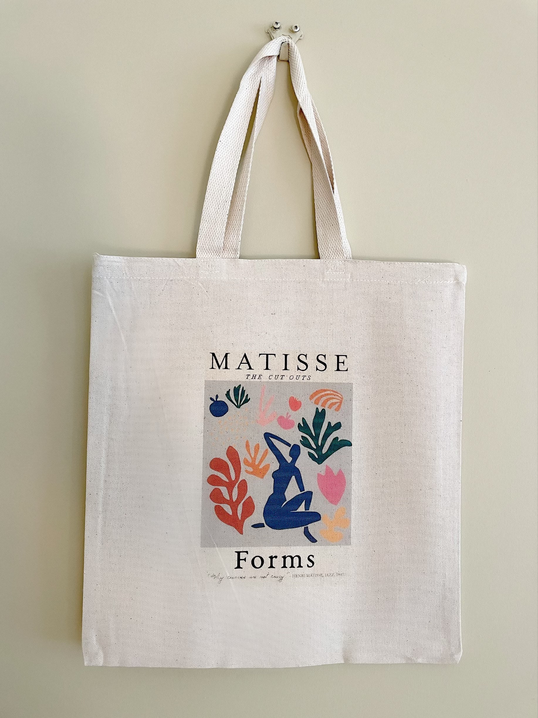 Henri Matisse Cut Out Form Tote Bag Cotton Tote Bag Organic - Etsy