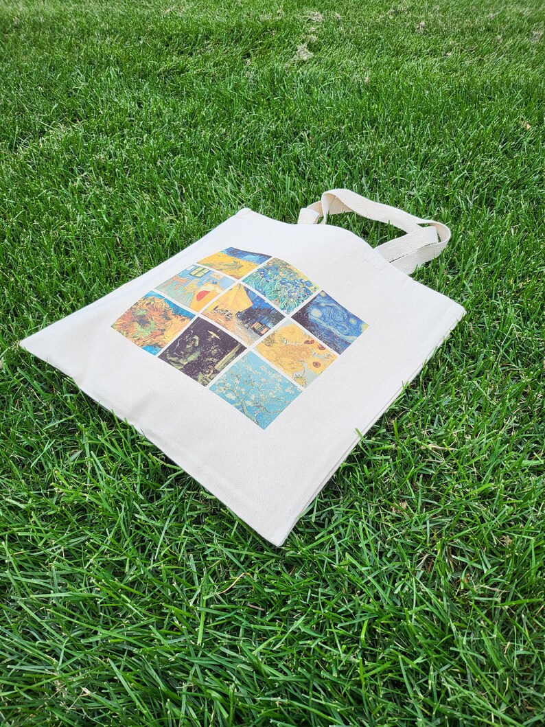 Vincent Van Gogh Painting Tote Bag Artsy Tote Bag - Etsy