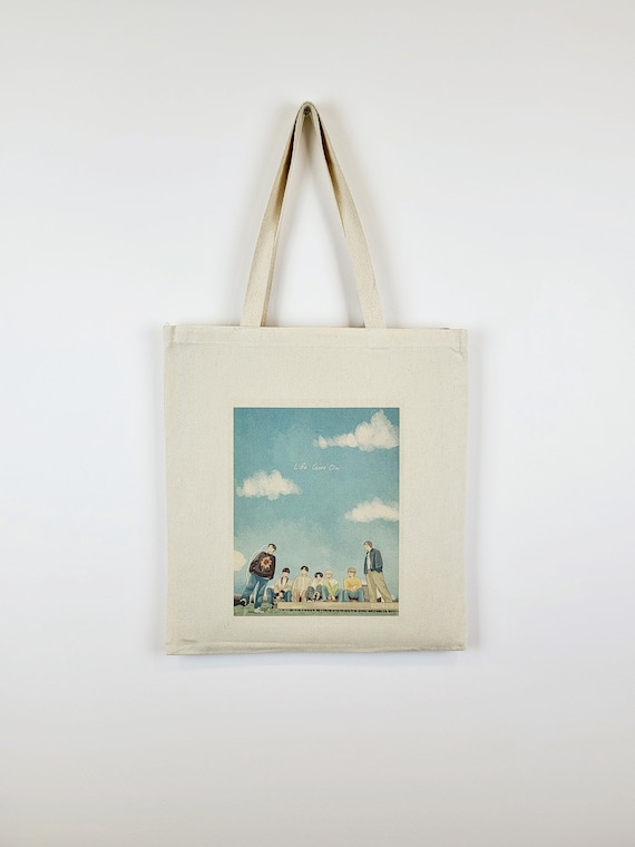 BTS Tote Bag Life Goes On BTS Army Tote Bag K-pop Jin | Etsy