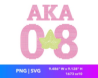 Rhinestone Aka Svg - Etsy