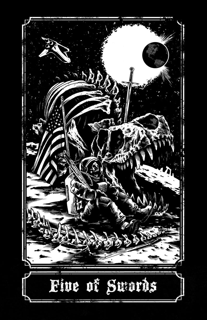 Limited Edition Foil Hand of Doom Tarot Deck Heavy Doom Metal Oracle ...