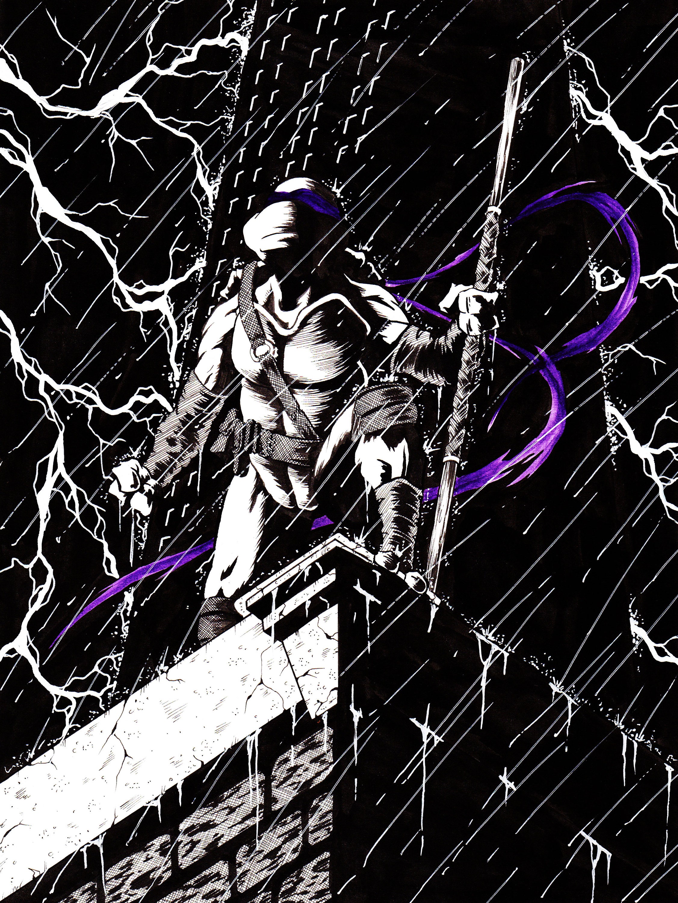 Noir Ninja Turtles Five Pack of Prints Original Comic Style | Etsy