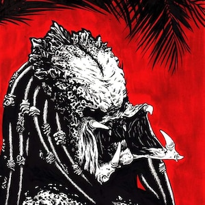 80s Monsters Three Pack of Prints Original Comic Style Art Print Alien ...