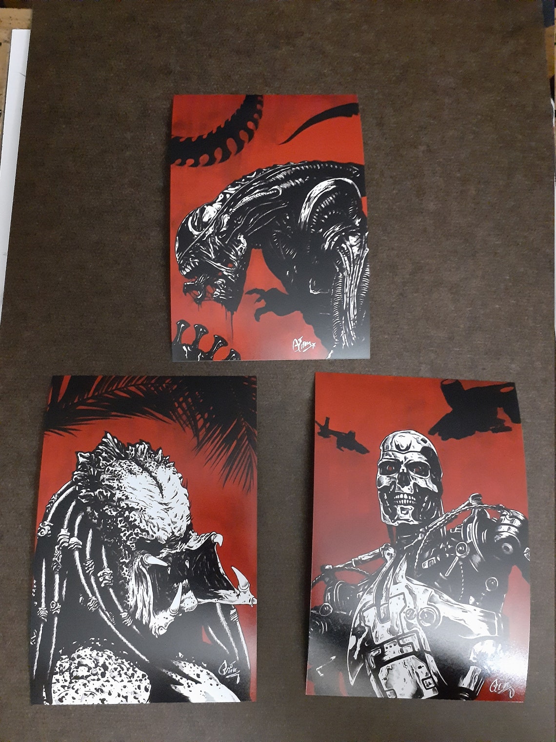 80s Monsters Three Pack of Prints Original Comic Style Art - Etsy Canada