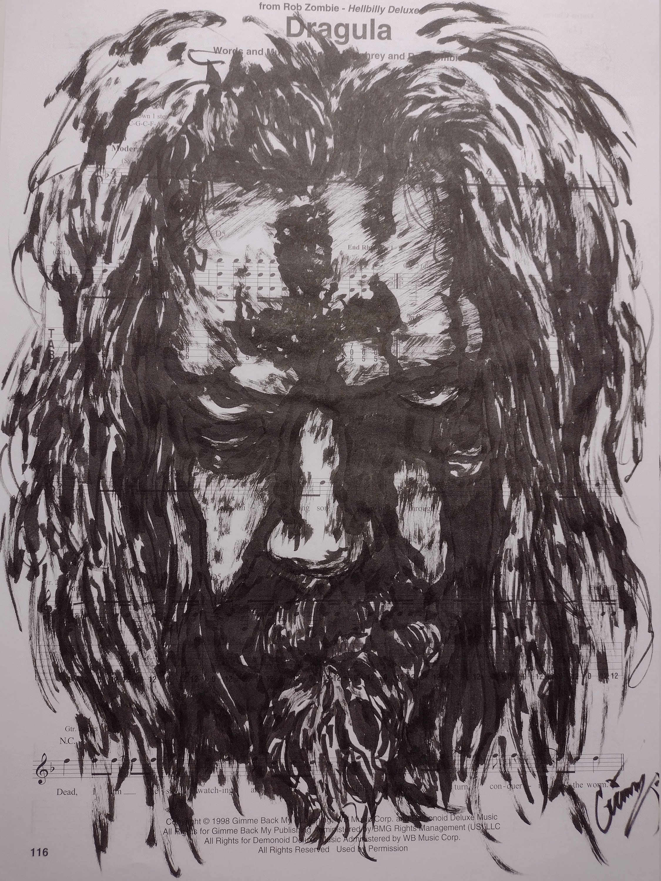 Rob Zombie Art Girl