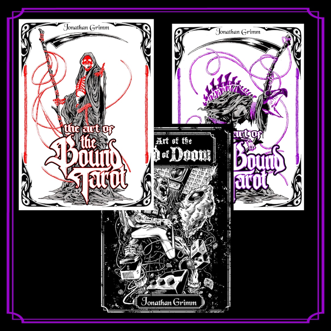 The Art of the Bound, Faebound and Hand of Doom Tarot Decks Books ...