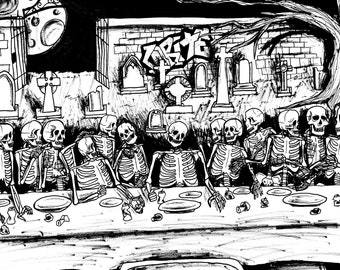 Scary Last Supper | Etsy