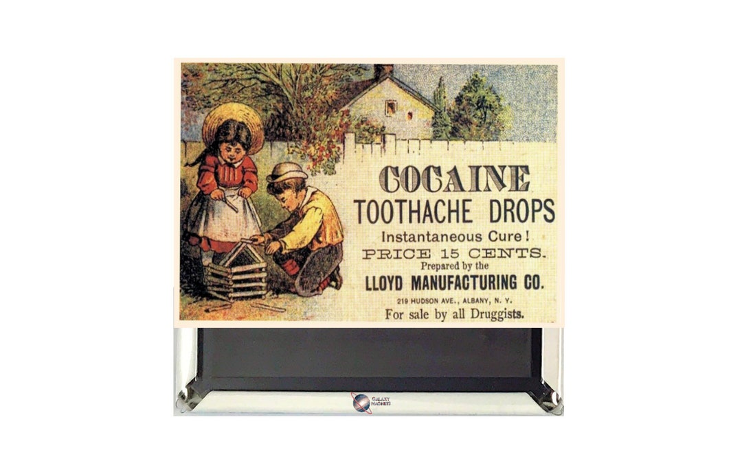 Cocaine Toothache Drops Magnet - Etsy