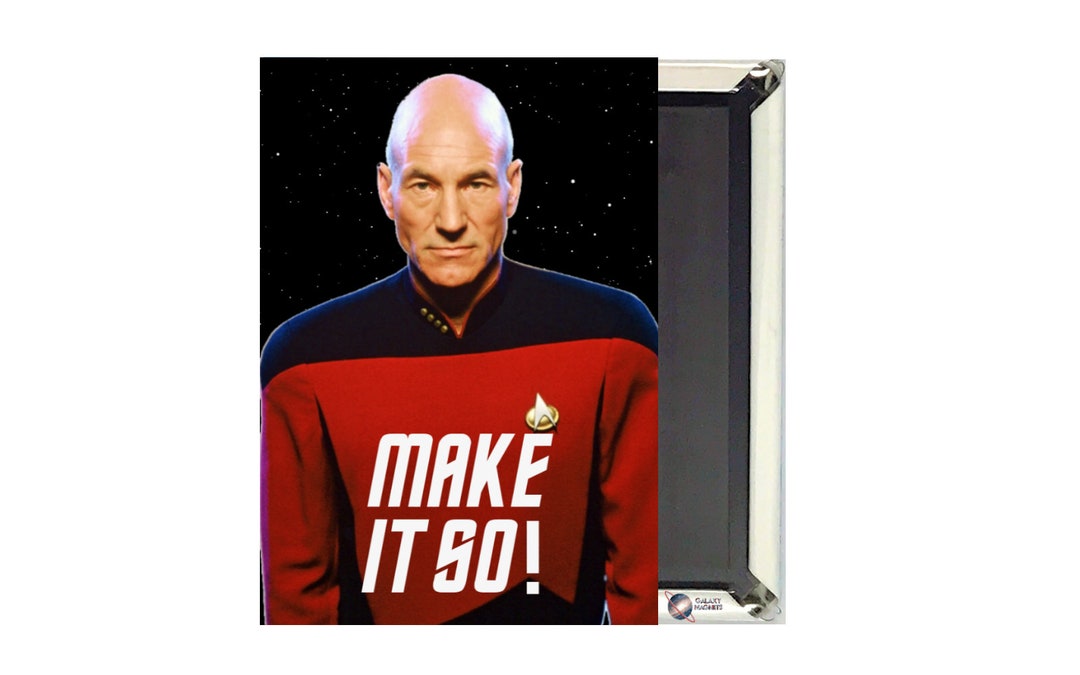 Captain Picard Make It So Magnet - Etsy