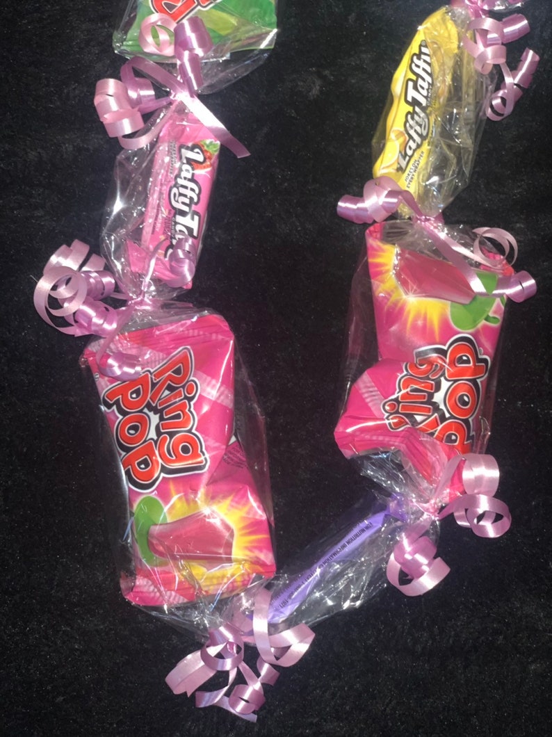 Ring Pop CANDY LEI - Graduation Lei - Ring Pop & Laffy Taffy or Jolly ...