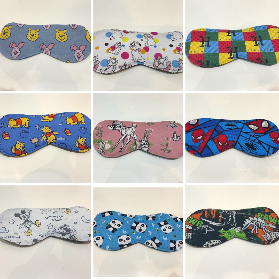 100% Cotton Spiderman, Disney, Harry Potter, Handmade Sleep Eye Mask ...