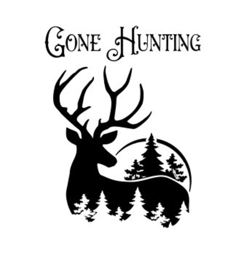 Deer Hunting Stencil Adventure Stencil Reusable - Etsy