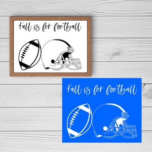Fall Stencil | Fall is for Football Stencil | Football Helmet ...