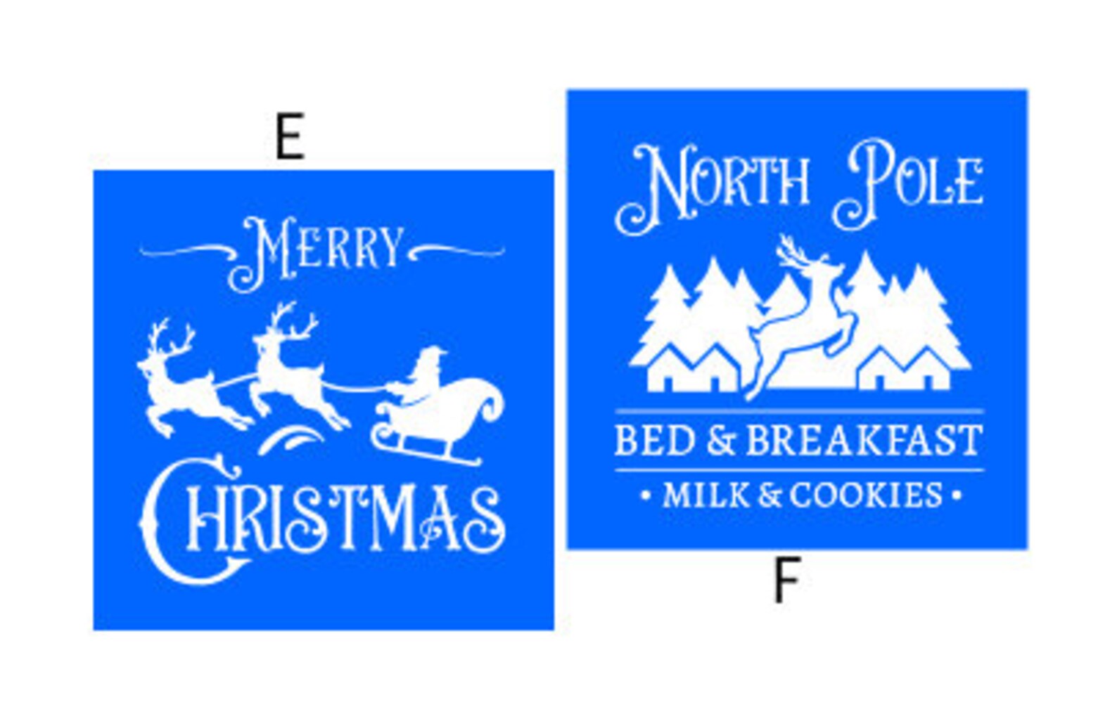 Christmas and Winter Stencils | Christmas Ornaments Stencil | Reusable ...