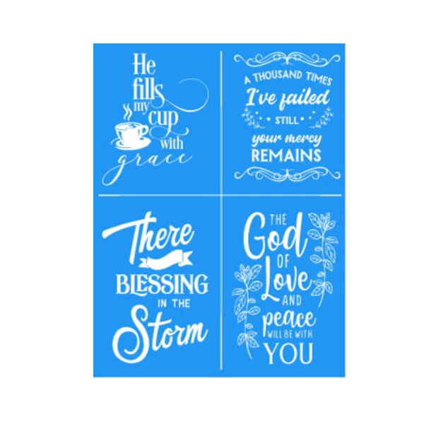 Scripture Stencils - Etsy