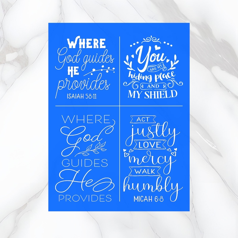 Scripture Stencils - Etsy